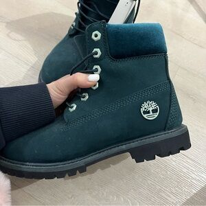 Timberland | Shoes | Womens Timberland 6inch Premium Teal Green Leather ...